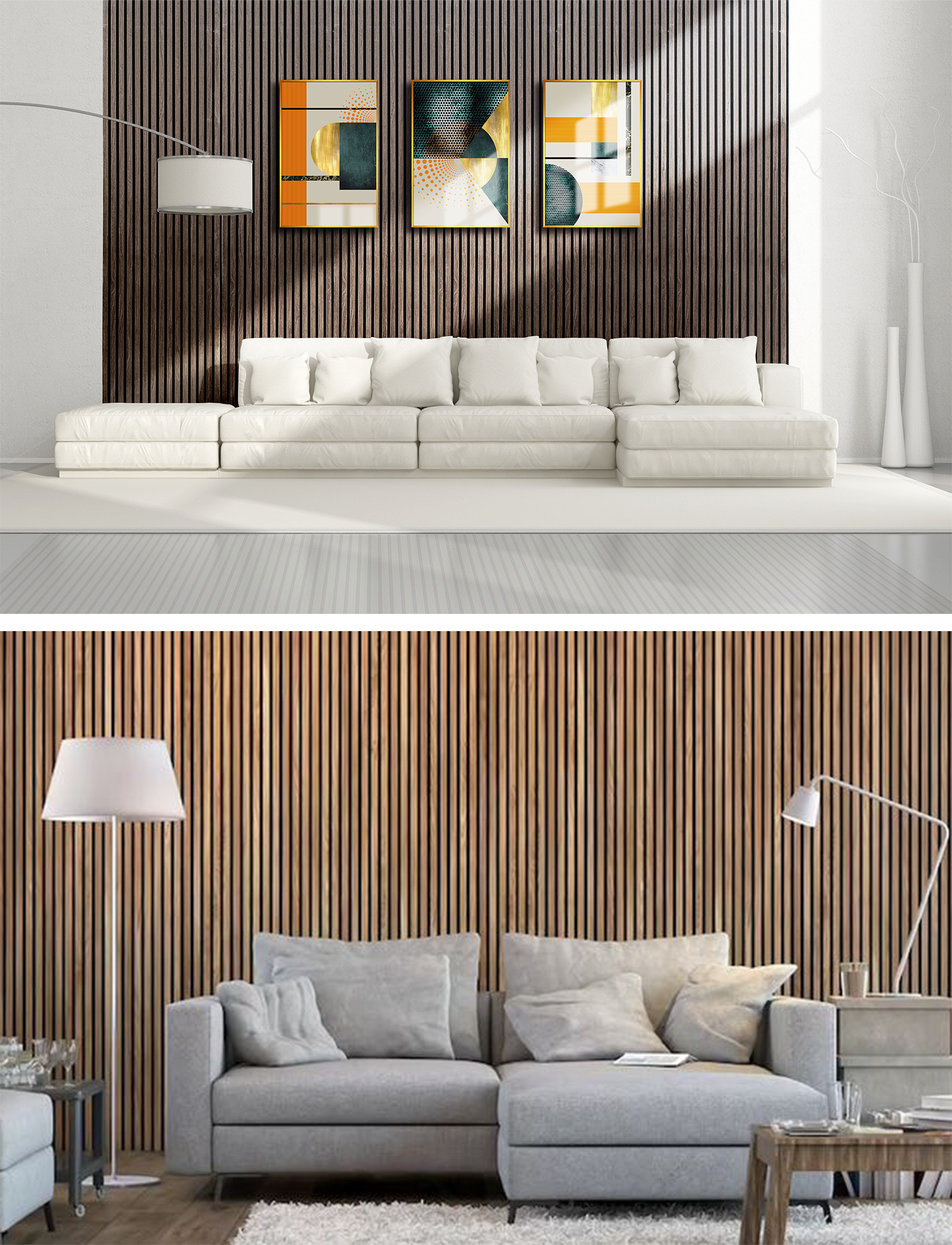 Sound-Absorbing Strip Slat Wood Acoustic PanelChina - Th-Star