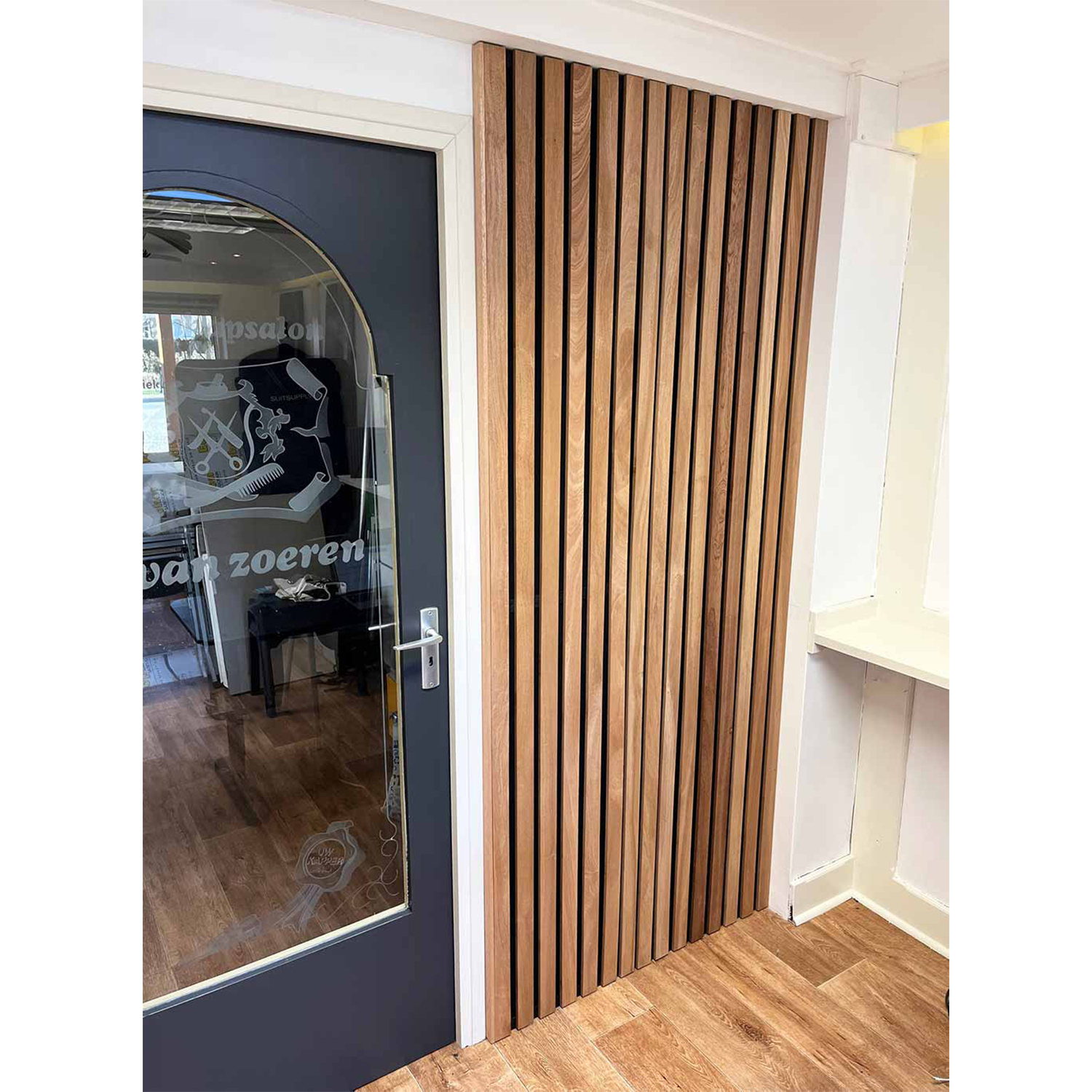 Wood Veneer Slats Acoustic Wall Panel for Living RoomChina - Th-Star
